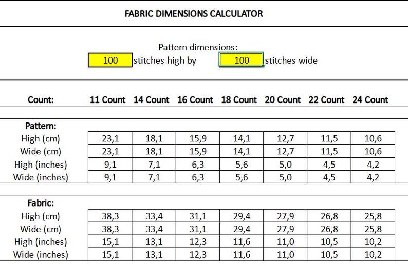 DMC Thread Color Chart Tracker Inventory Spreadsheet , Printable DMC ...