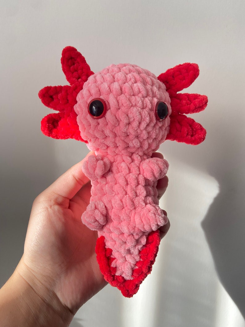 No Sew Axolotl Crochet Pattern, No Sew Amigurumi Crochet Patterns ...