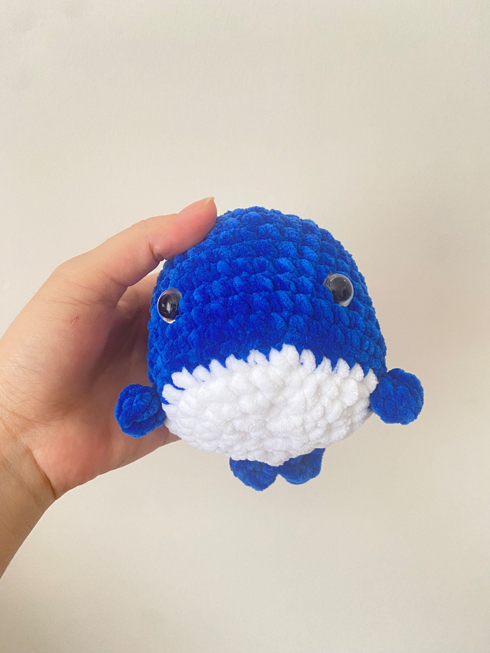 No Sew Mini Whale Crochet Pattern for Beginners. Easy Crochet Amigurumi ...