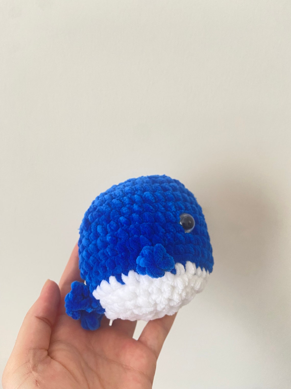 No Sew Mini Whale Crochet Pattern for Beginners. Easy Crochet Amigurumi ...