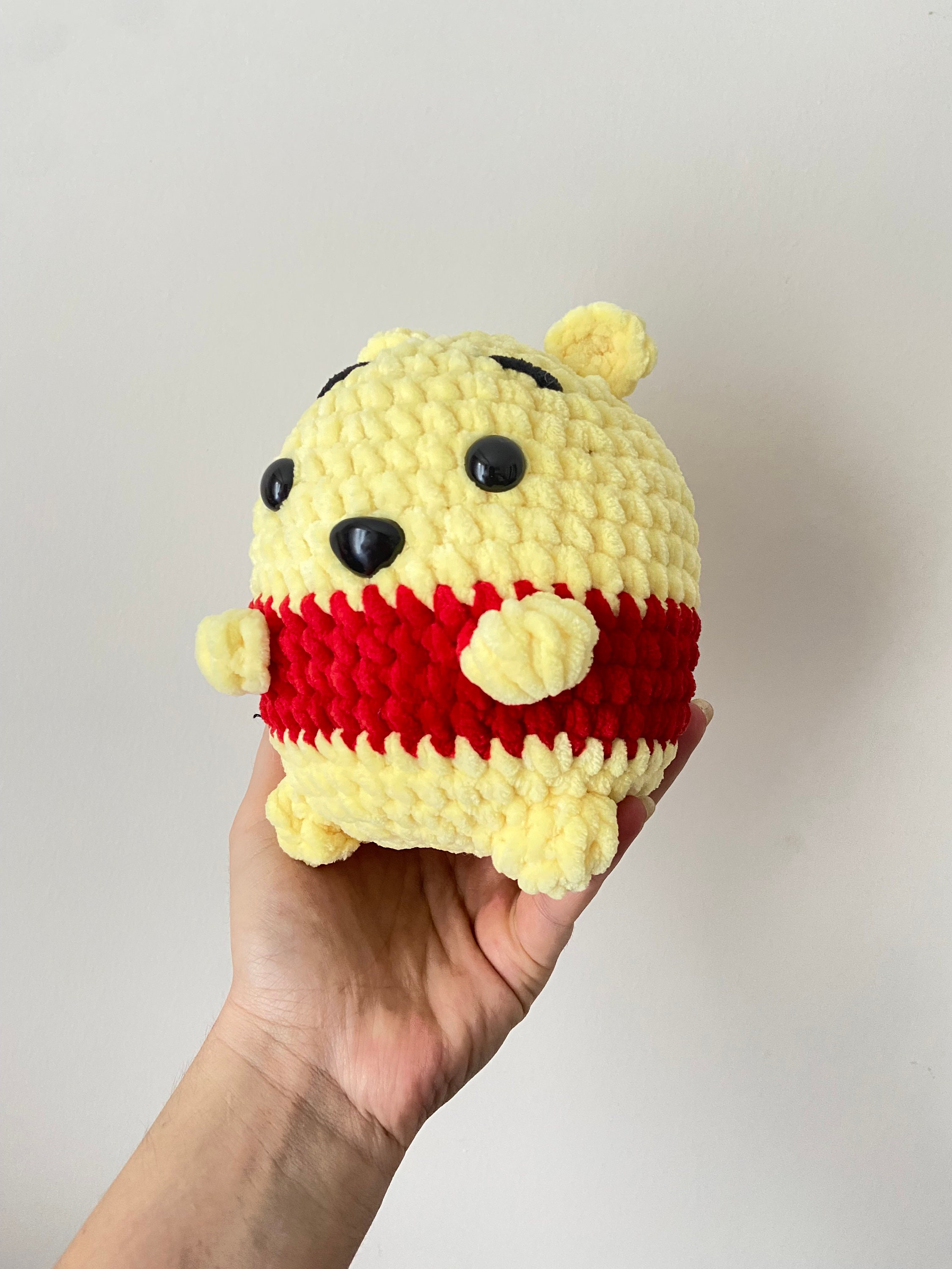 No Sew Winnie the Pooh Crochet Pattern / No Sew Crochet Pattern ...