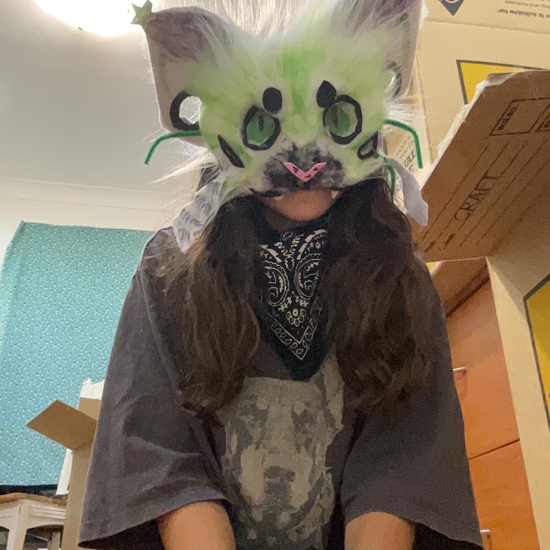 Therian Mask Alien Cat - Etsy
