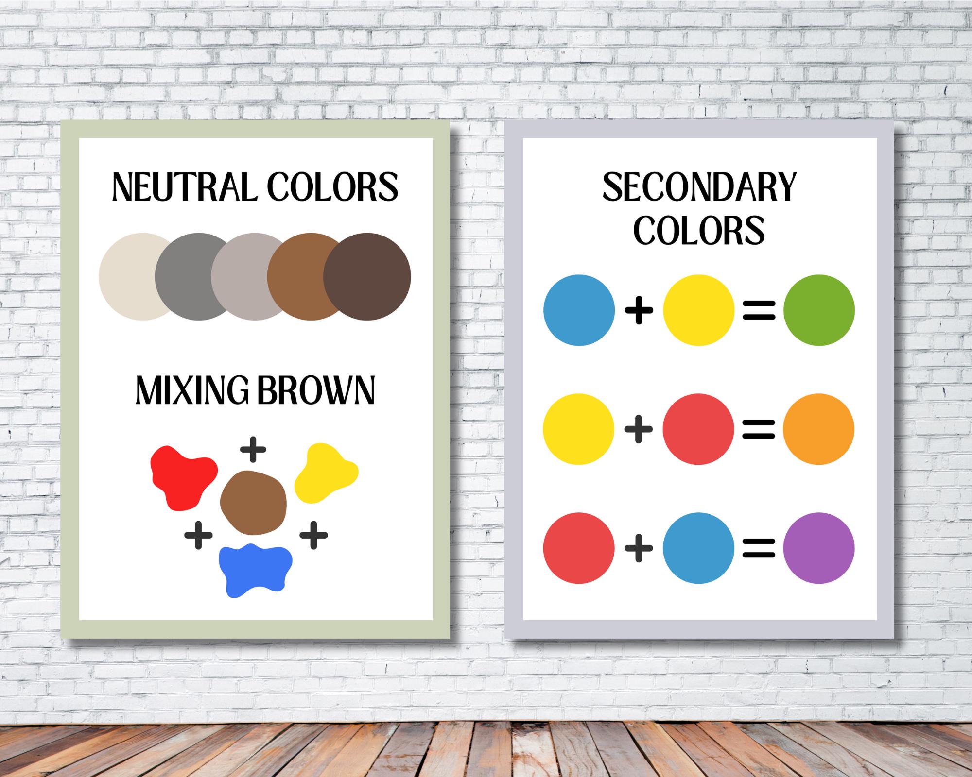 Color Theory Posters Bundle - Etsy