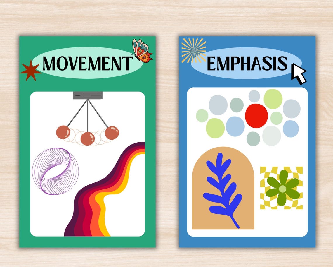 Principles of Design Poster Set - Etsy