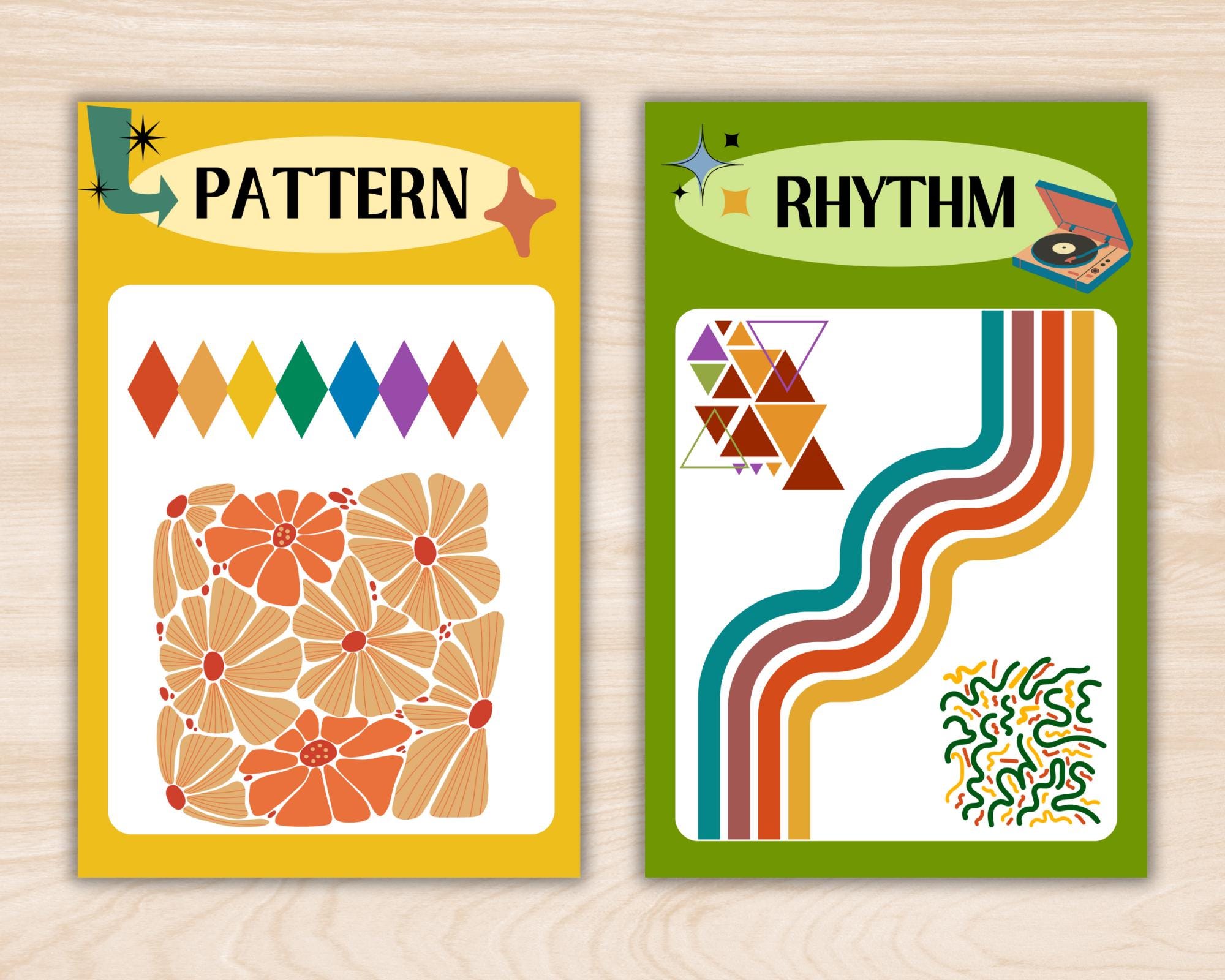 Principles of Design Poster Set - Etsy