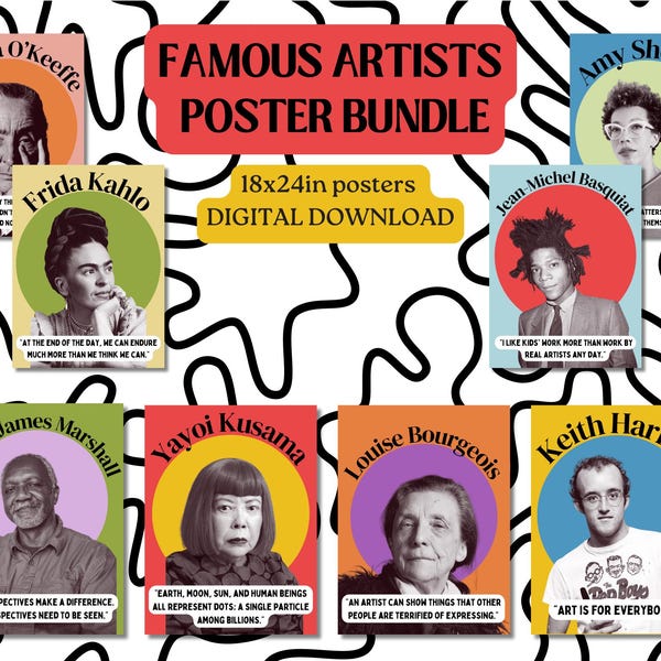 Famous Artists - Etsy