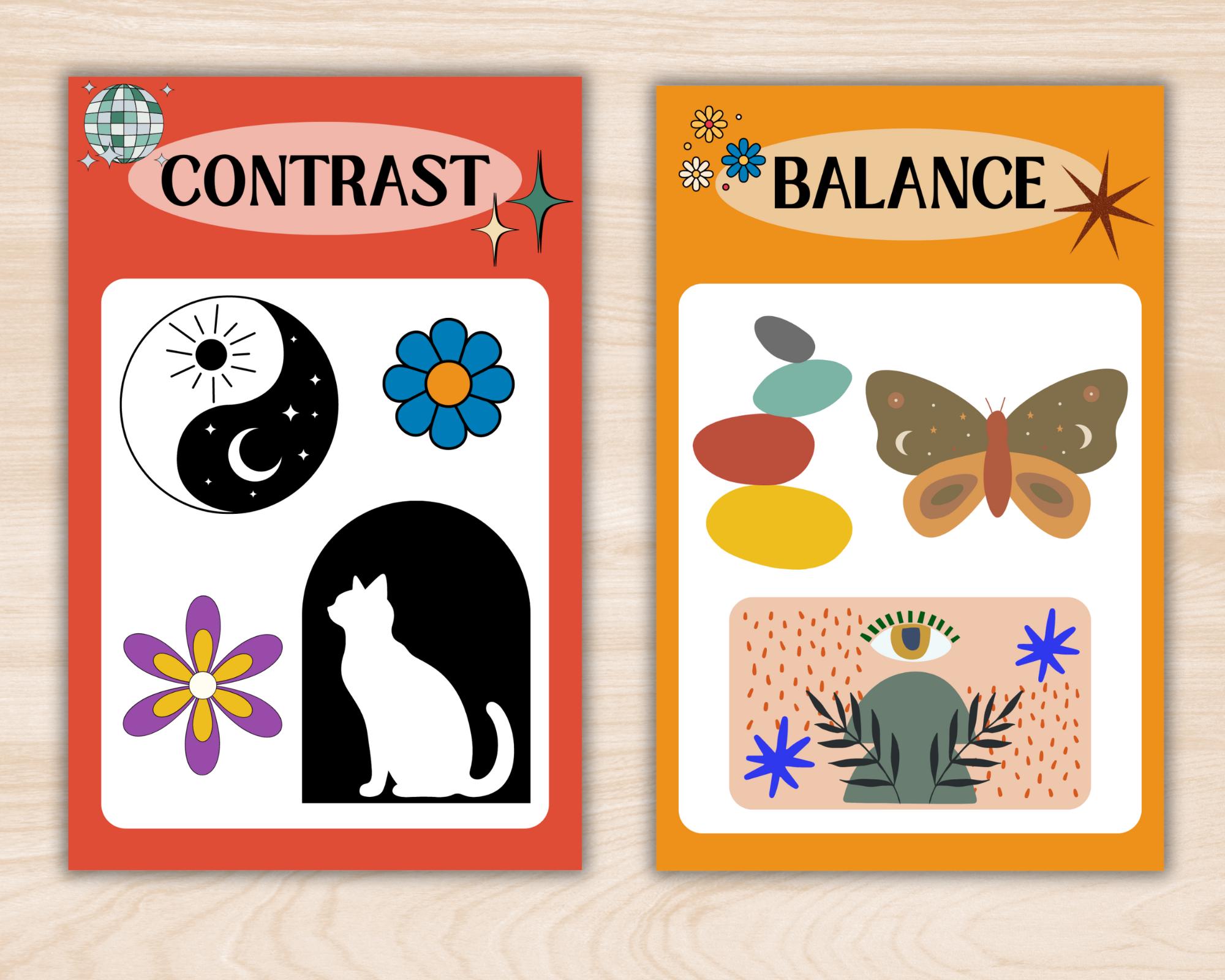 Principles of Design Poster Set - Etsy