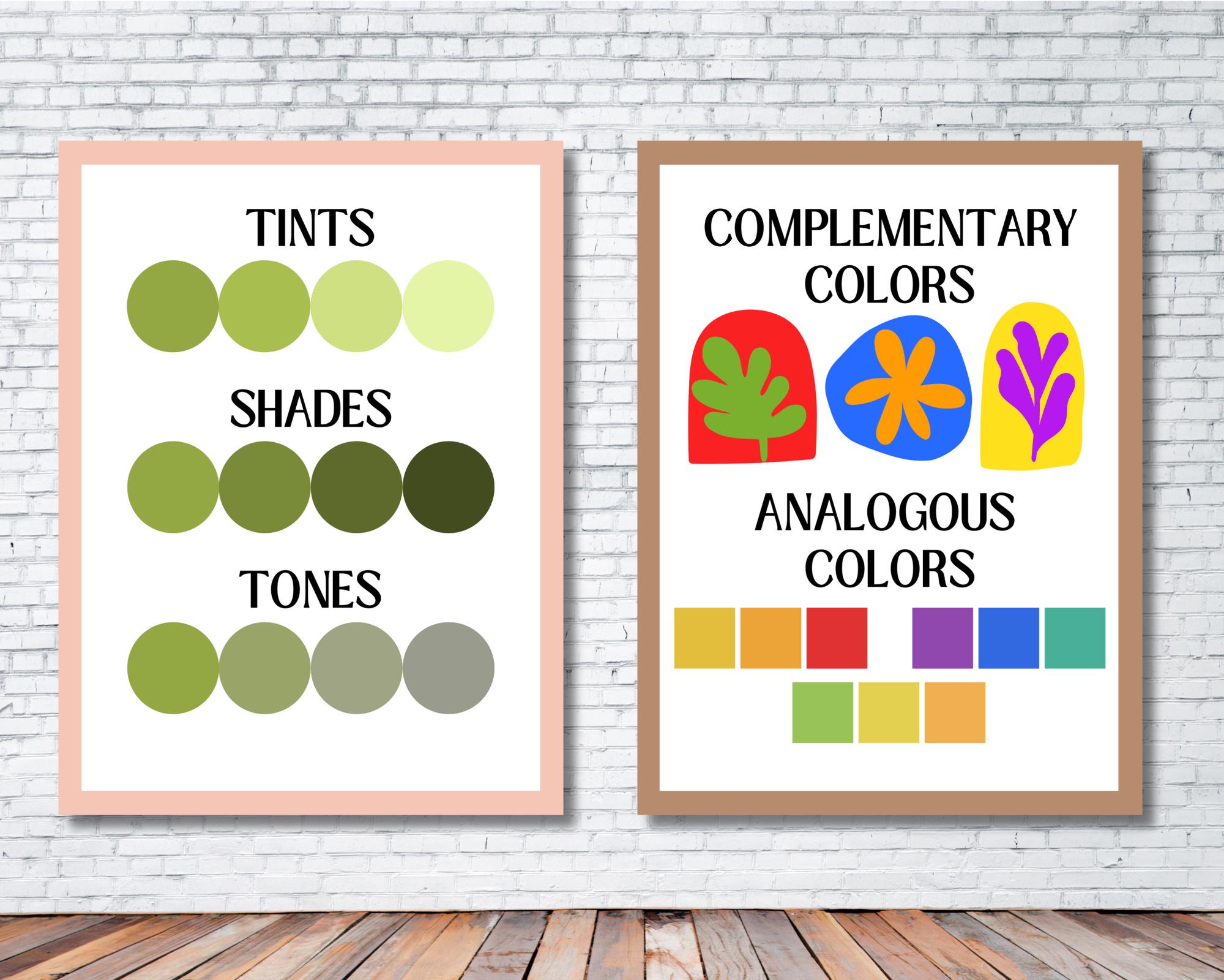 Color Theory Posters Bundle - Etsy