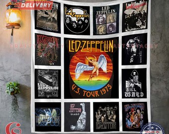 Led Zeppelin Blanket - Etsy