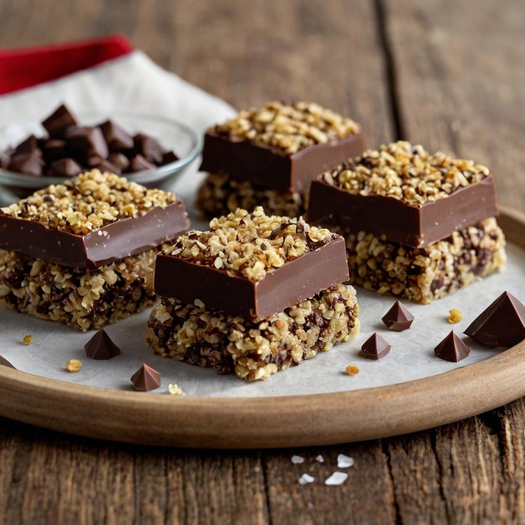 Gluten-free Puffed Quinoa Bars With Dark Chocolate Recipe - Healthy ...