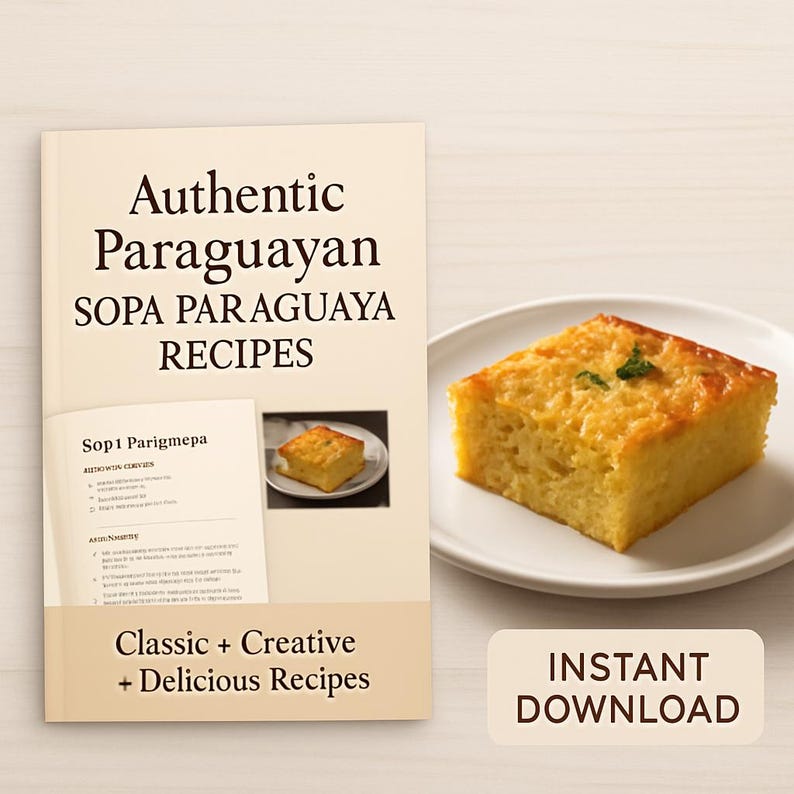 Sopa Paraguaya Recipe Printable Traditional Cheesy Cornbread Authentic Paraguayan Food Savory ...