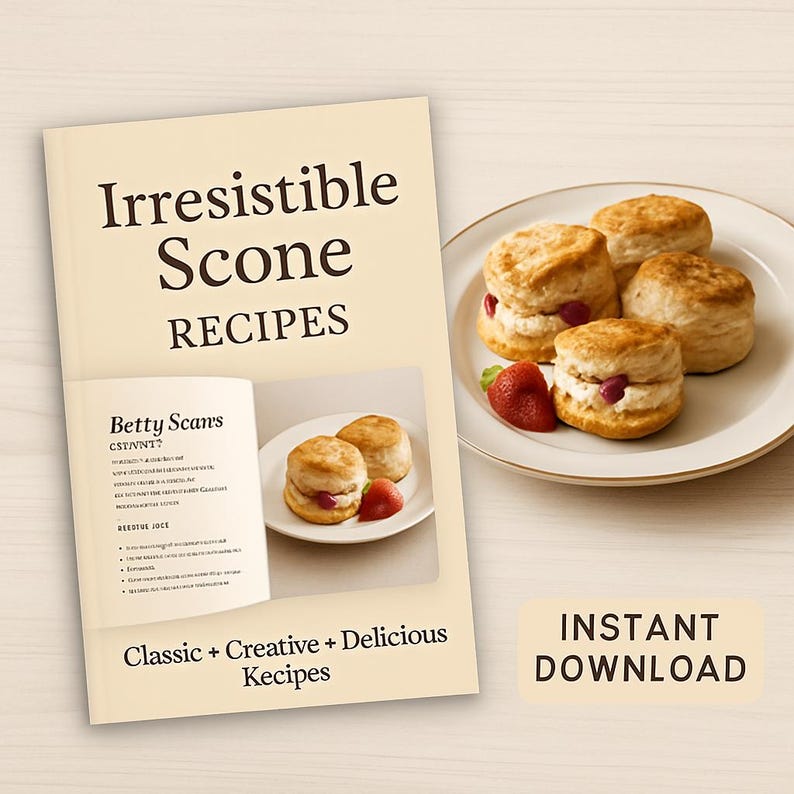 Irresistible Scone Recipes Classic Fruit Savory Variations Printable ...