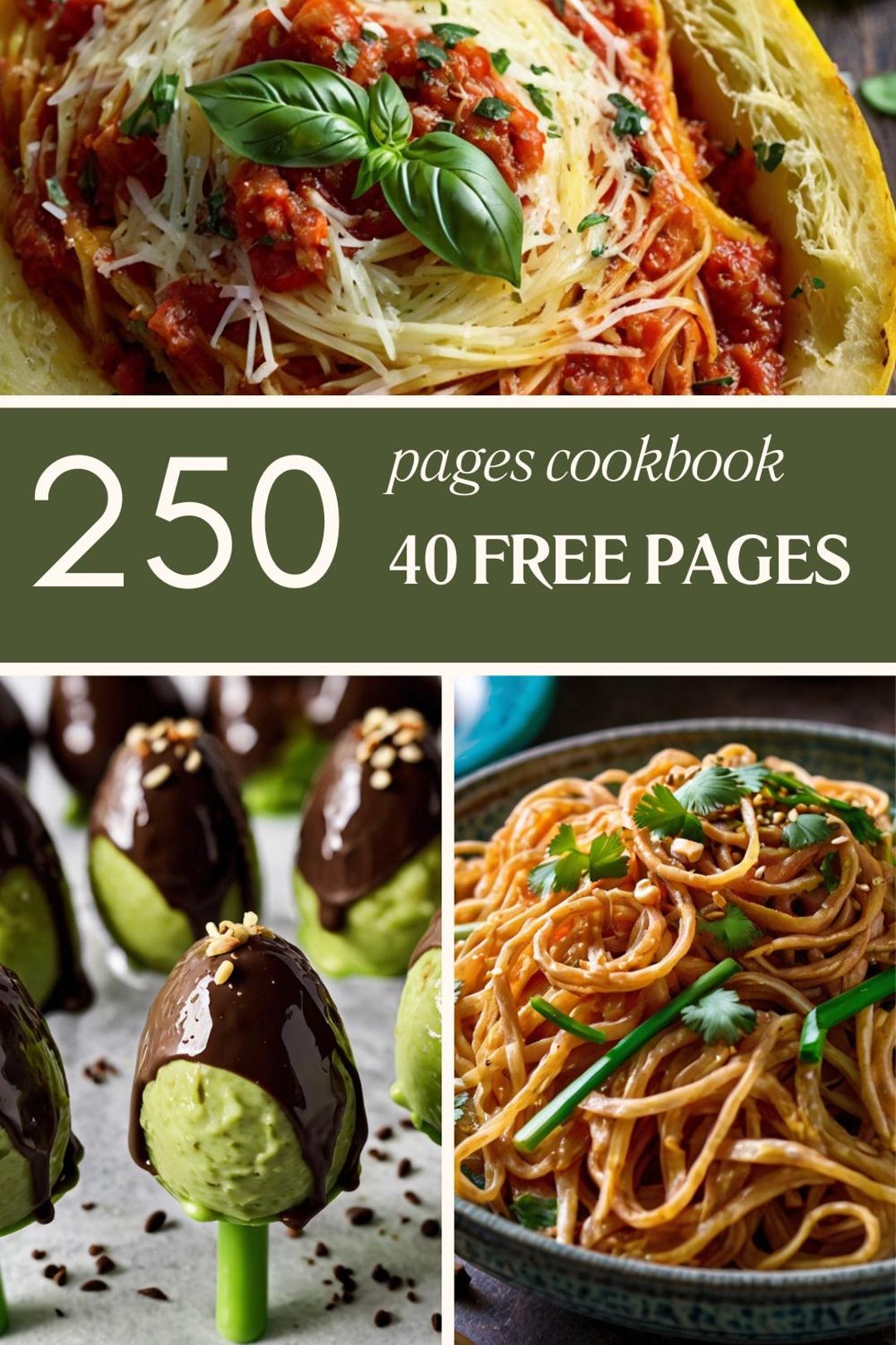 Original Recipes Cookbook | 200+ Pages | Unique Snacks, Desserts, Meals ...
