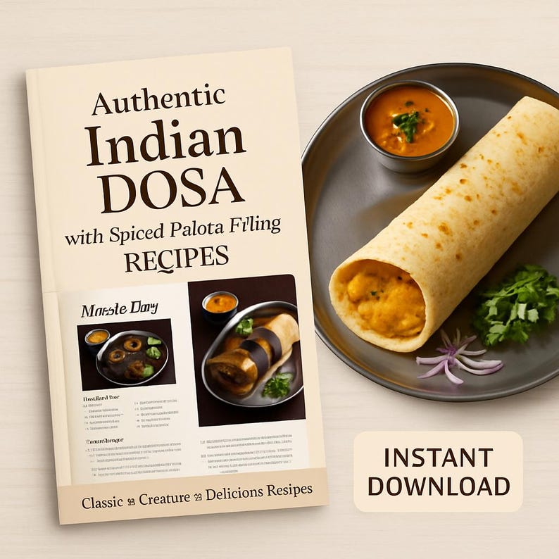 Authentic Indian Dosa With Spiced Potato Filling Recipe Vegan Gluten ...