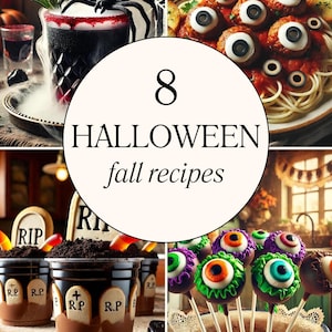 Ultimate Halloween Recipe Bundle for Family Party | Spooky Snacks ...
