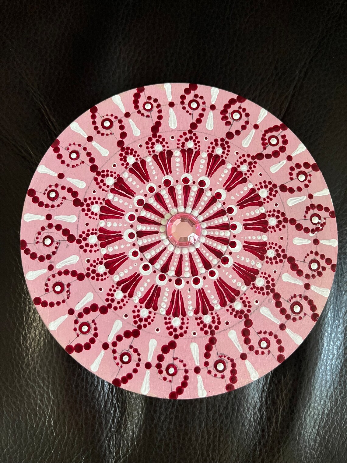 Hand Painted Mandala Art on 6 Mdf Board - Etsy