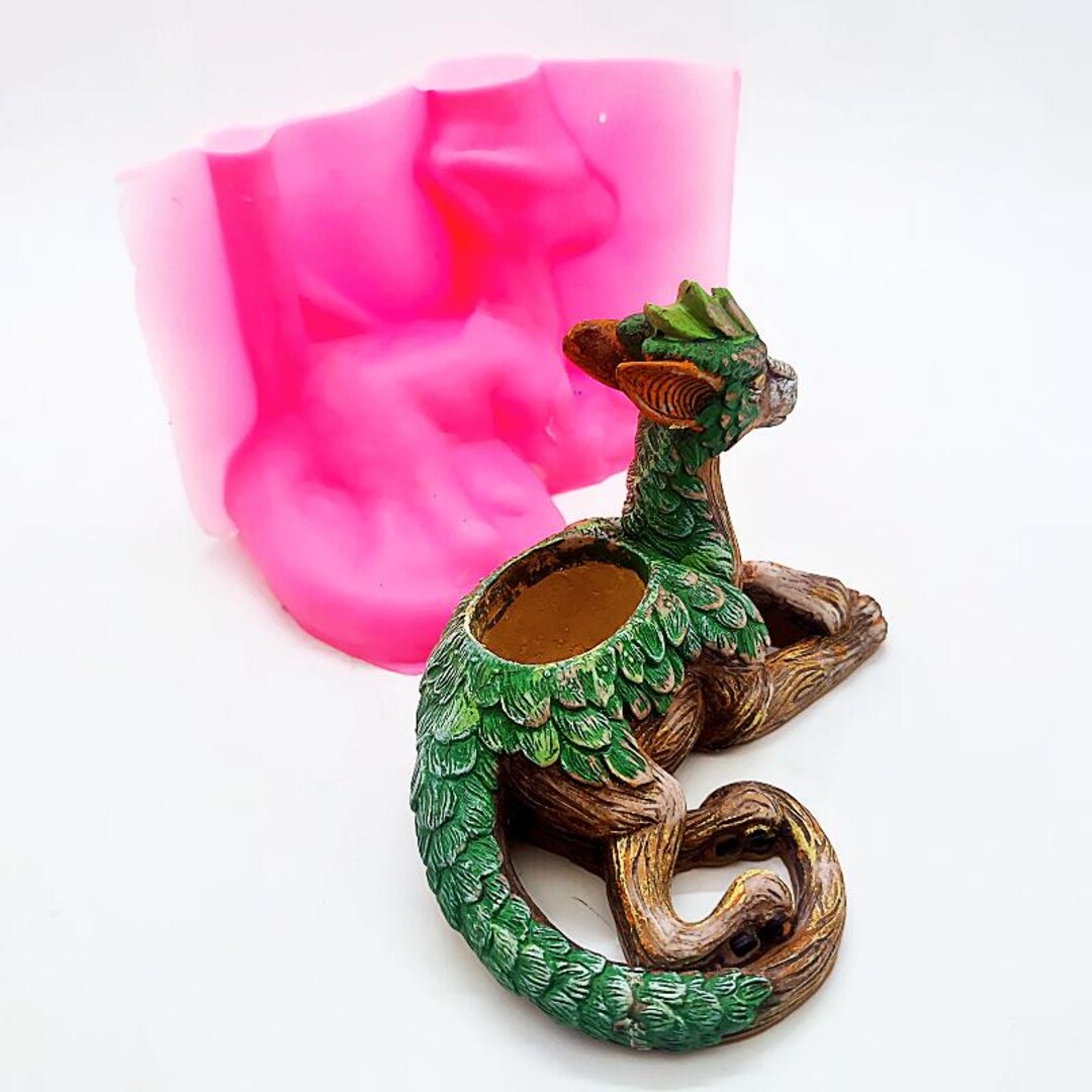3D Dragon Silicone Mold Perfect for DIY Epoxy Resin, Skull Mold ...