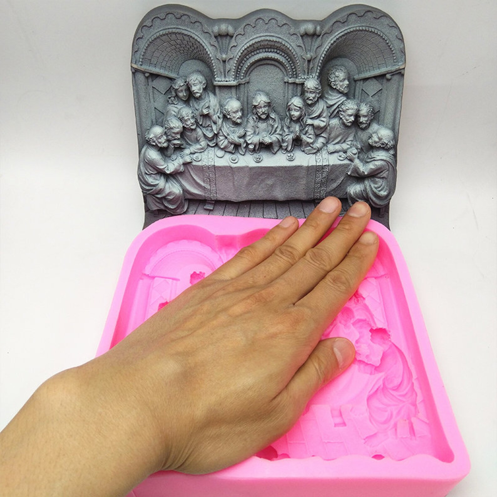 Last Supper Jesus Family Silicone Mold Perfect for DIY Epoxy Resin ...
