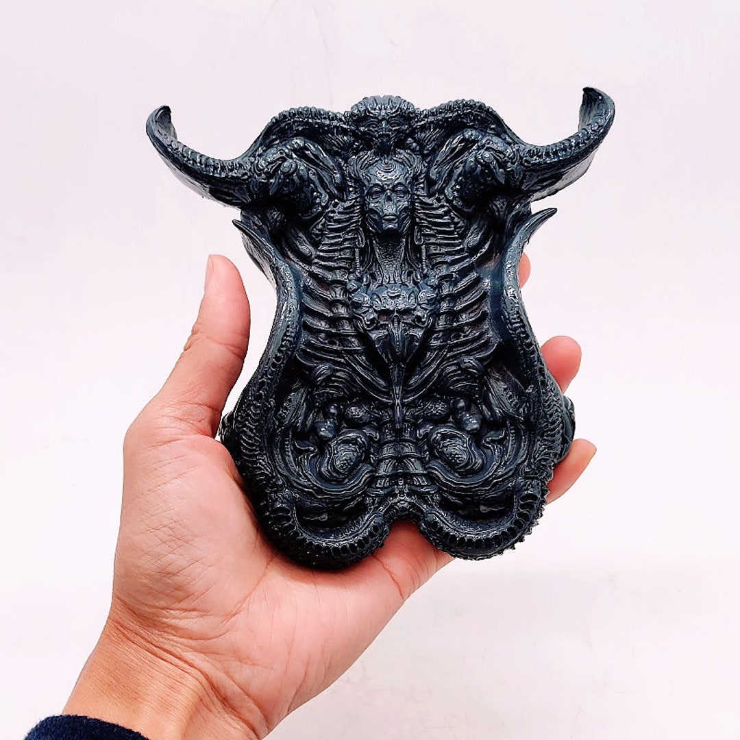 3D Terrifying Alien Monster Silicone Mold Perfect for DIY Epoxy Resin ...