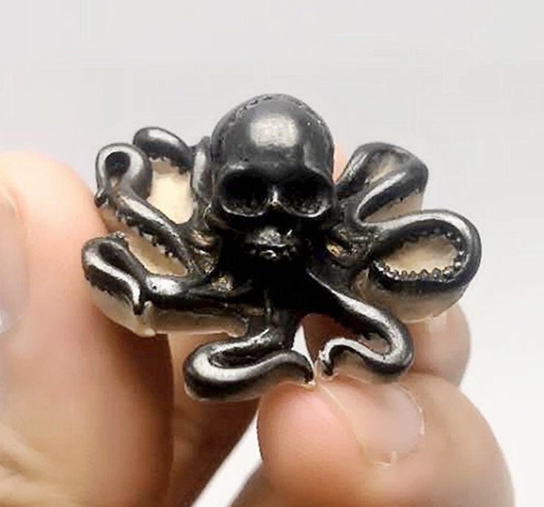 3D 3d Squid Skull Silicone Mold Perfect for DIY Epoxy Resin, Skull Mold ...