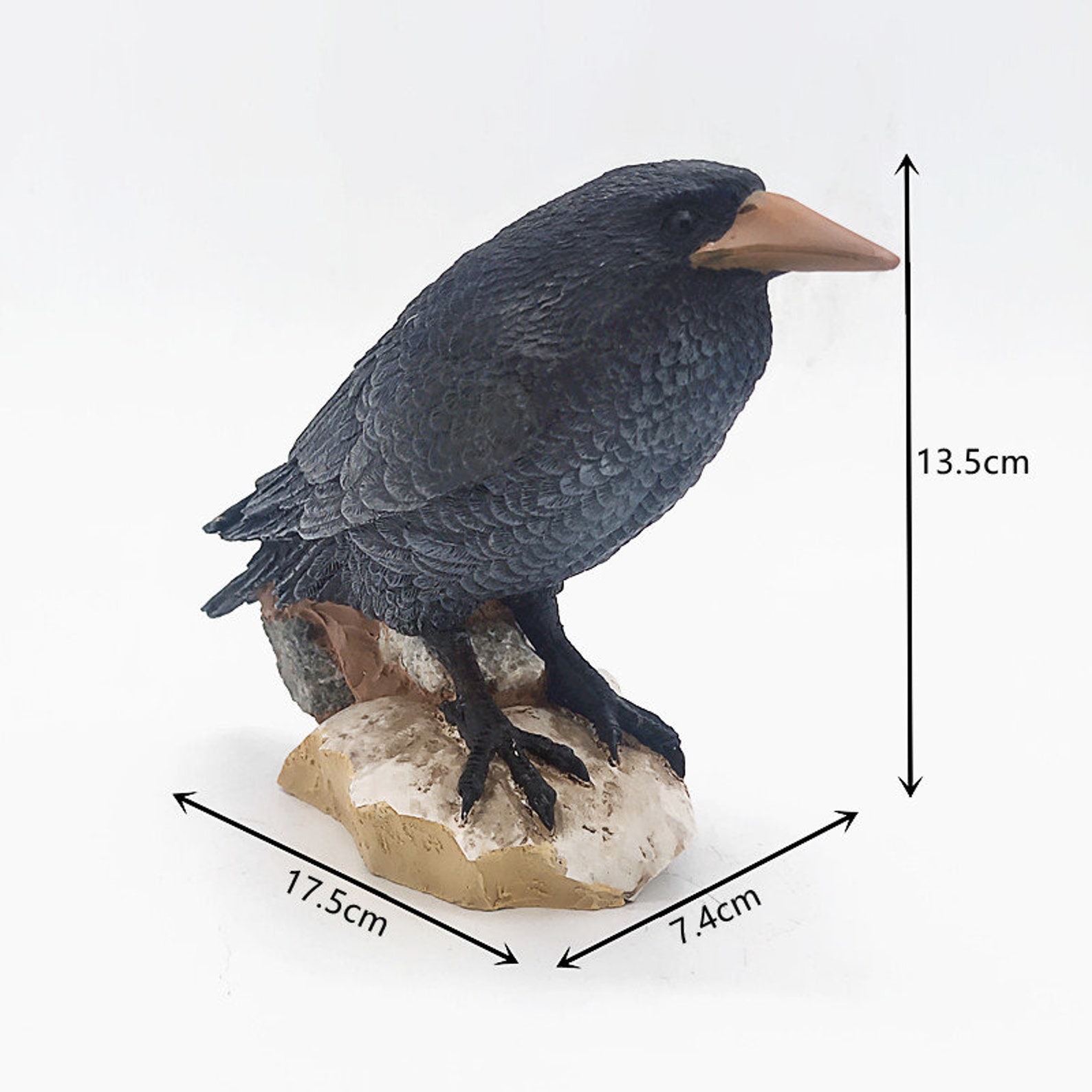 3D Mysterious Black Crow Silicone Mold Perfect for DIY Epoxy Resin ...