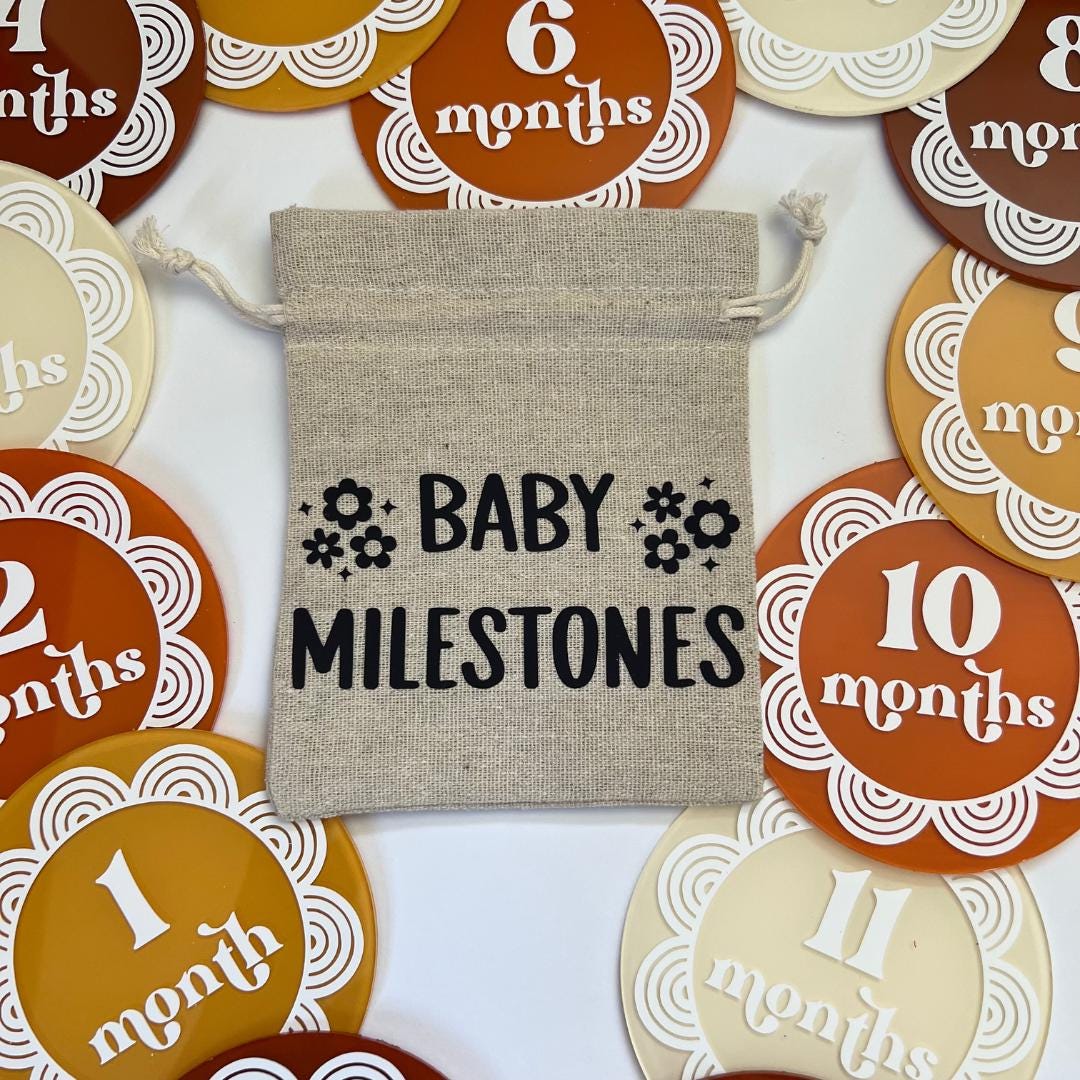 Baby Milestone Markers, Bump Update, Baby's First Year, Baby Shower ...