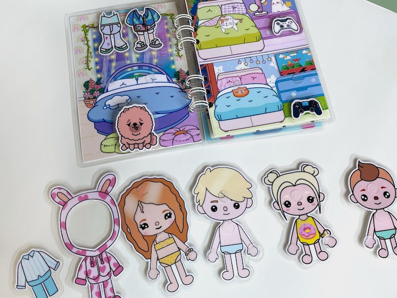 Toca Boca Summer Dollhouse - Busy Book for Kids / Montessori Toys ...