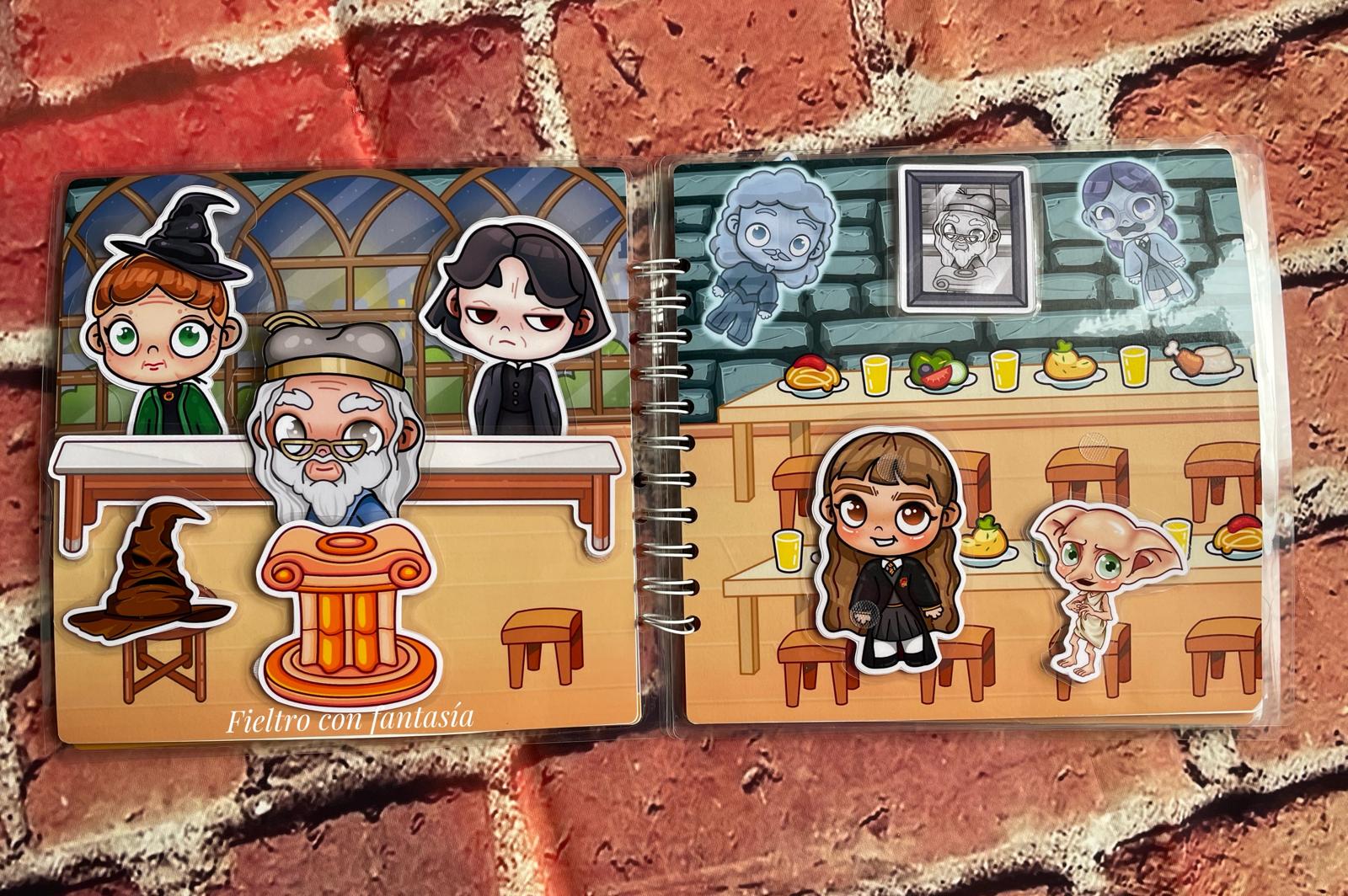 Little Wizard Book. Magic Book. Album Book With Velcro. Activity Book ...