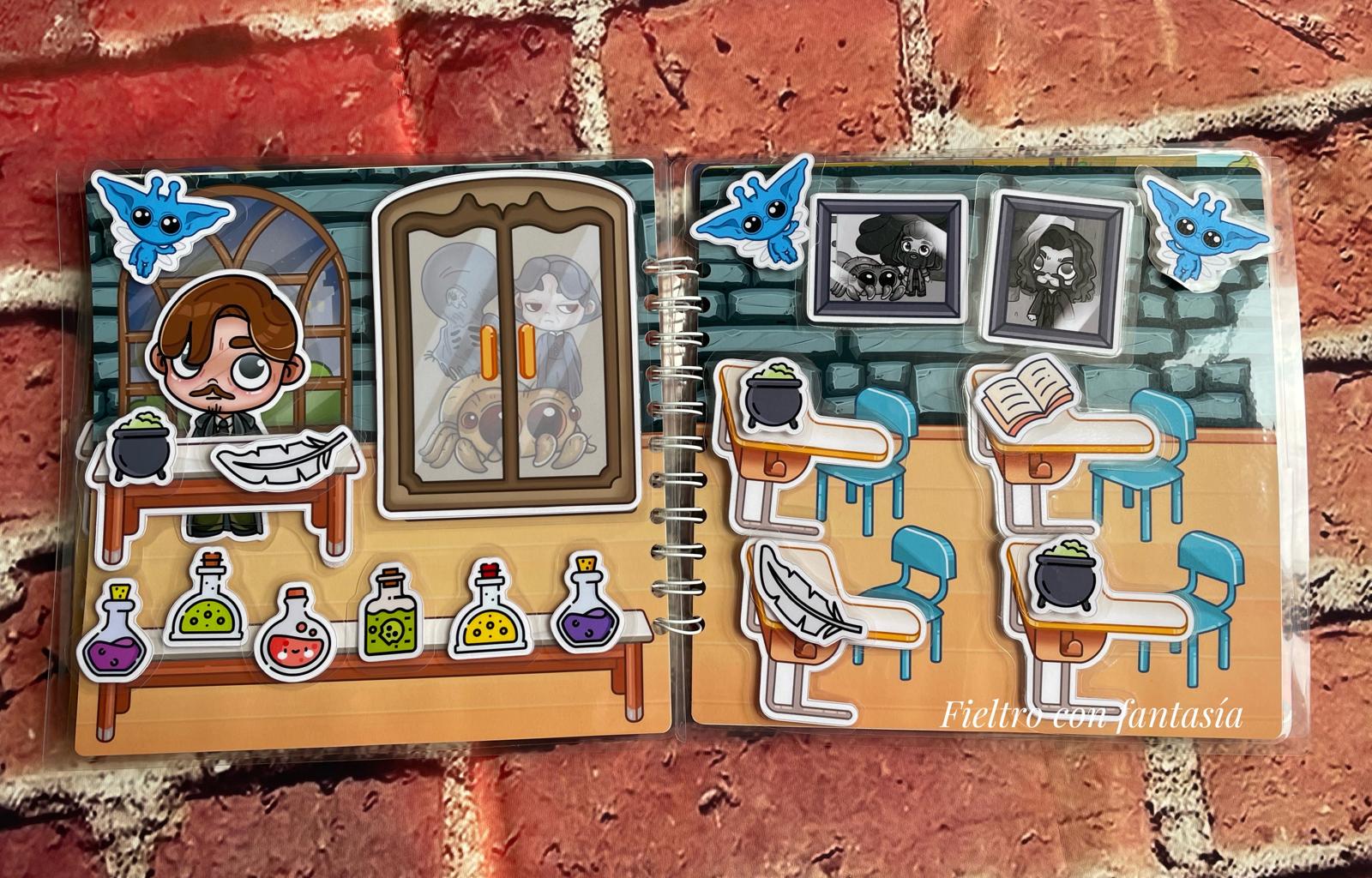 Little Wizard Book. Magic Book. Album Book With Velcro. Activity Book ...