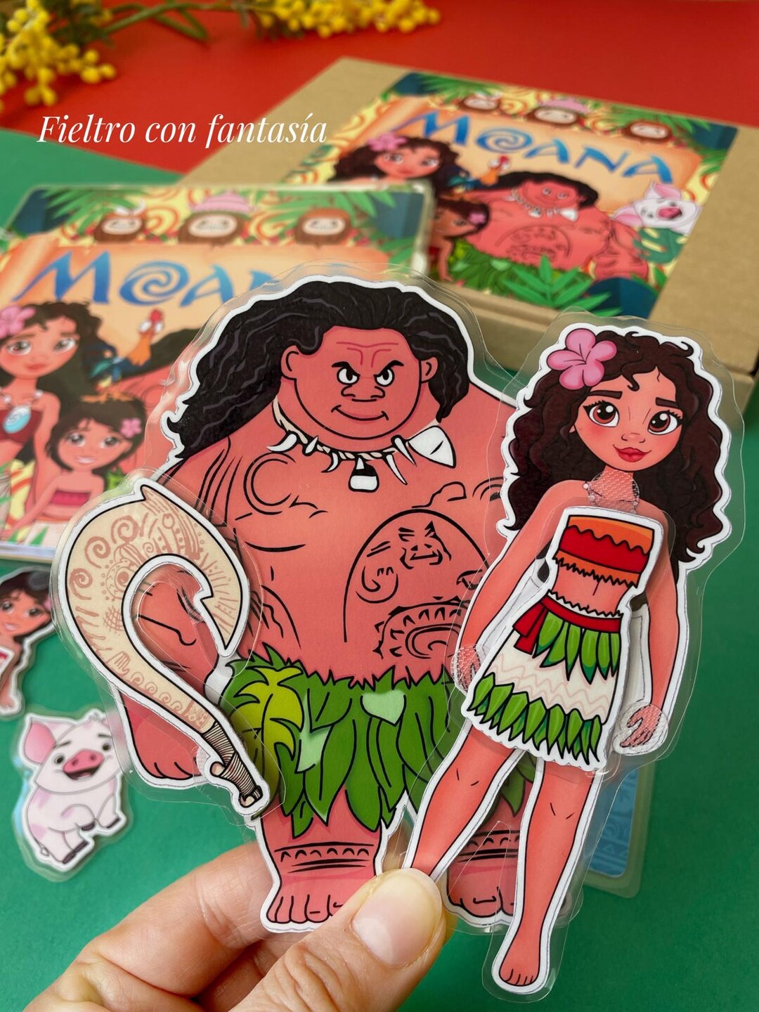 Activity Book, Board Game. Moana. Little Pig. Educational Activity ...