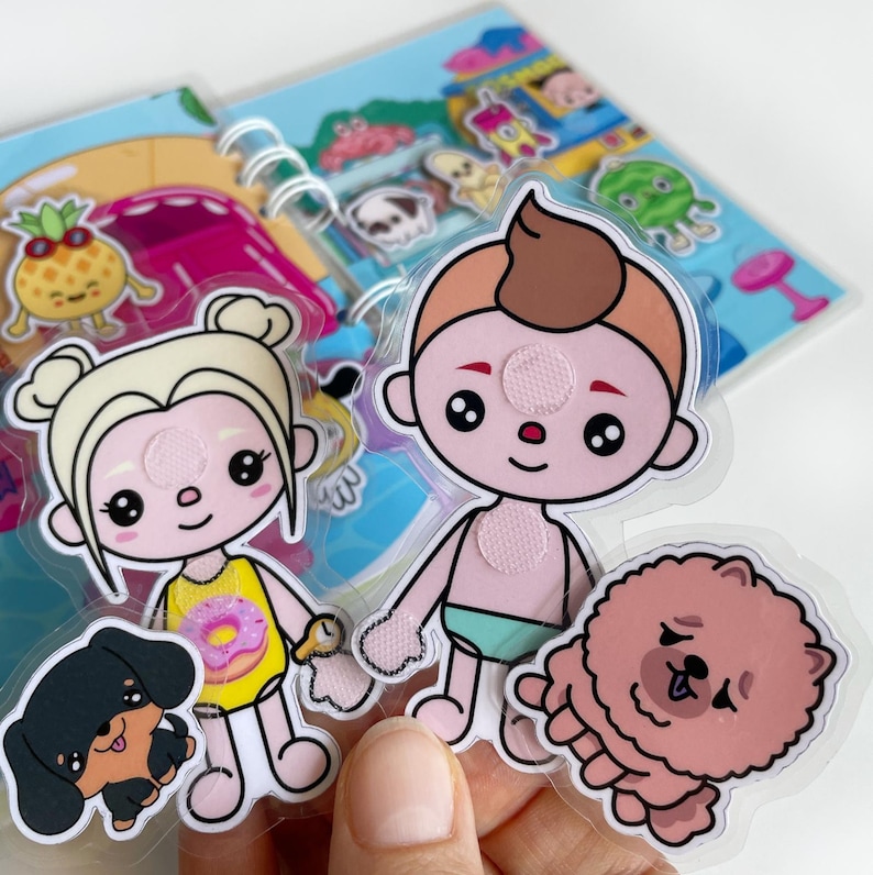 Toca Boca Summer Dollhouse - Busy Book for Kids / Montessori Toys ...