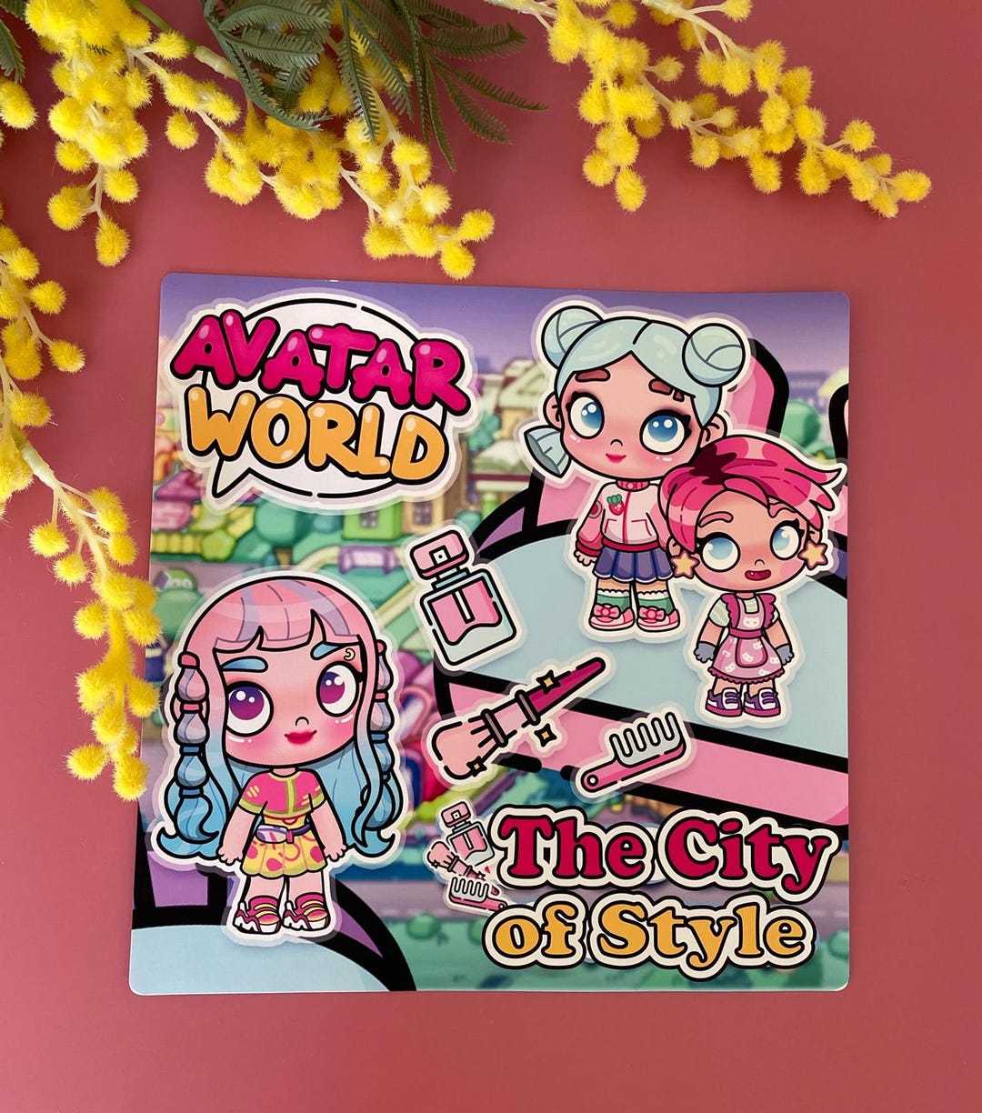 Avatar World - Activity and Busy Book, Paper Dolls. Dollhouse. Style ...