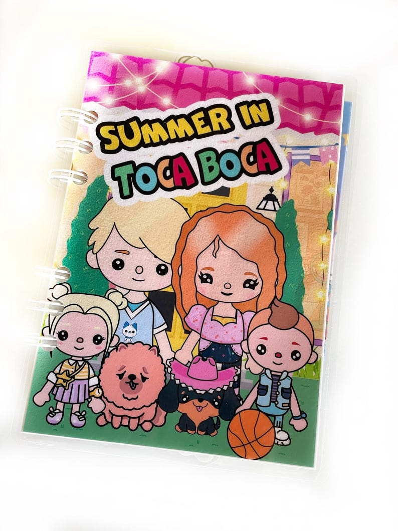 Toca Boca Summer Dollhouse - Busy Book for Kids / Montessori Toys ...