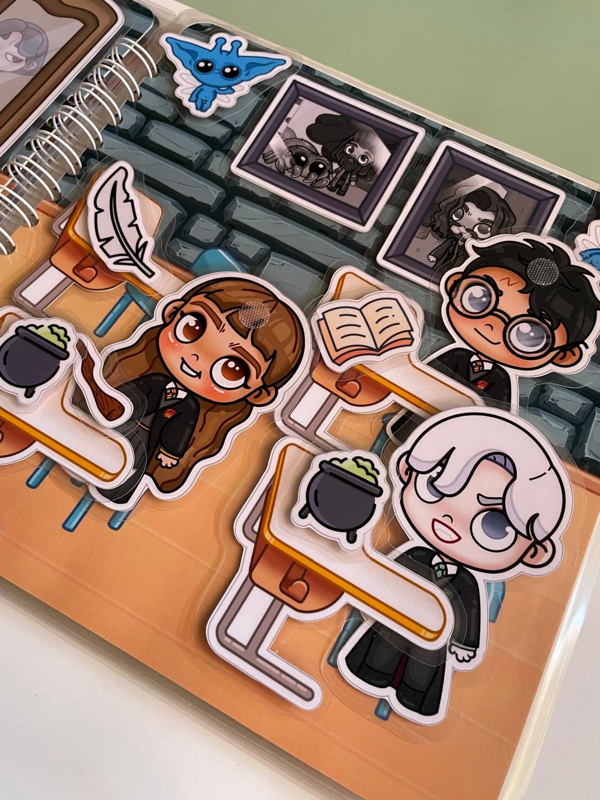 Little Wizard Book. Magic Book. Album Book With Velcro. Activity Book ...