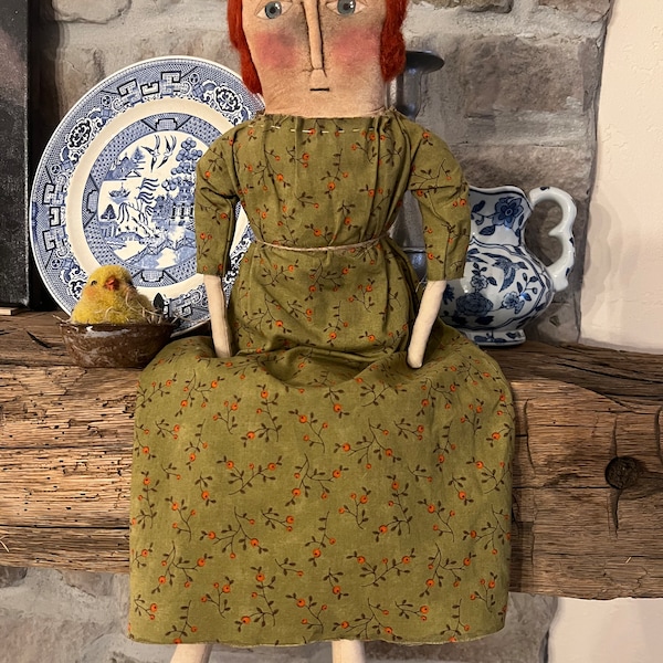 Folk Art Doll - Etsy