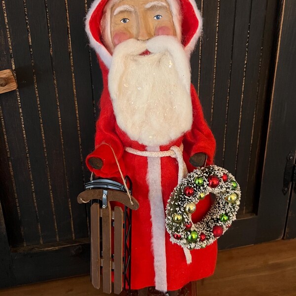 Clay Face Santa - Etsy