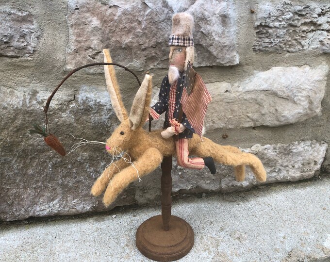 Uncle Sam Doll Riding Jack Rabbit - Etsy