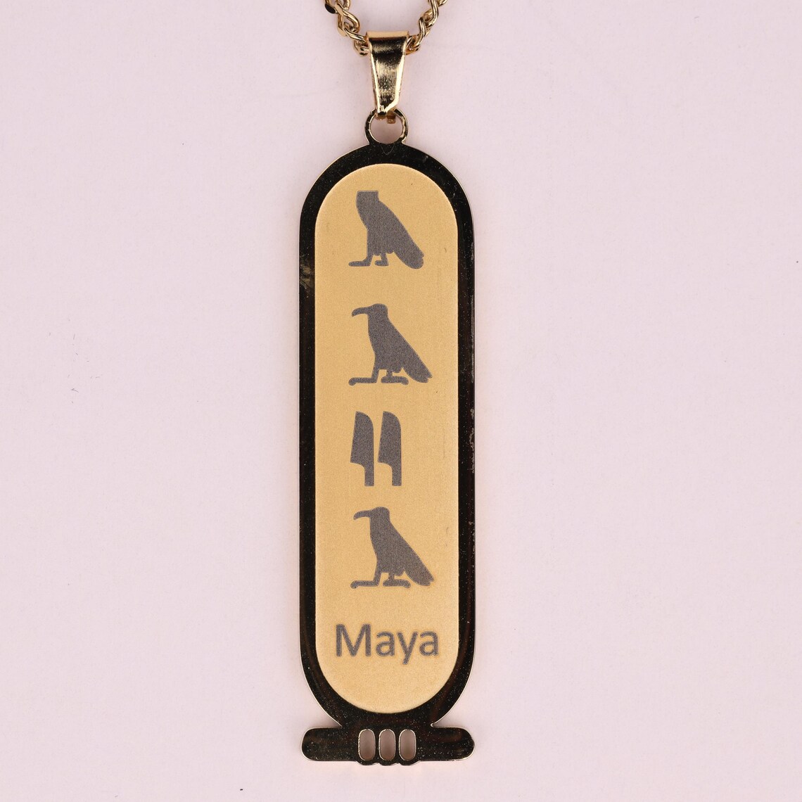 Personalized Ancient Egyptian Cartouche Pendant Necklace - A Royal ...