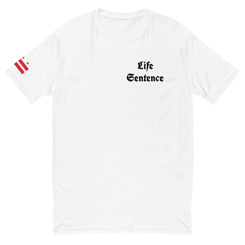 Fitted DCFD Life Sentence Short Sleeve T-shirt W/ DC Flag - Etsy