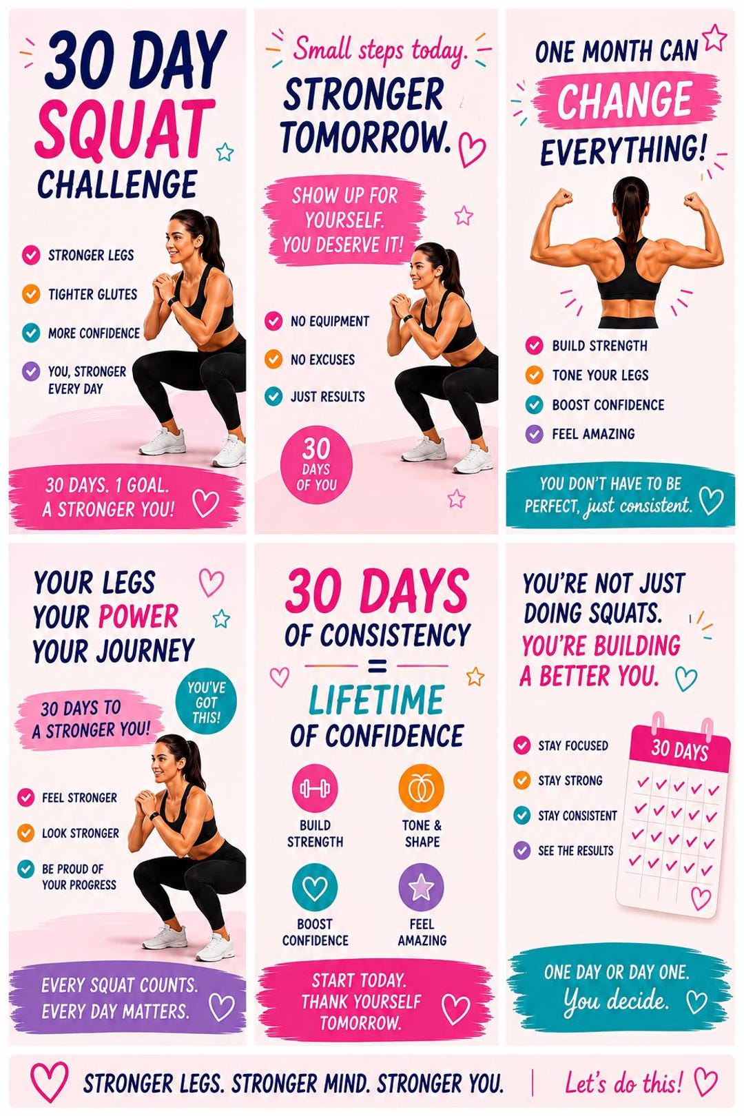 Printable 30 Day Squat Challenge - Etsy