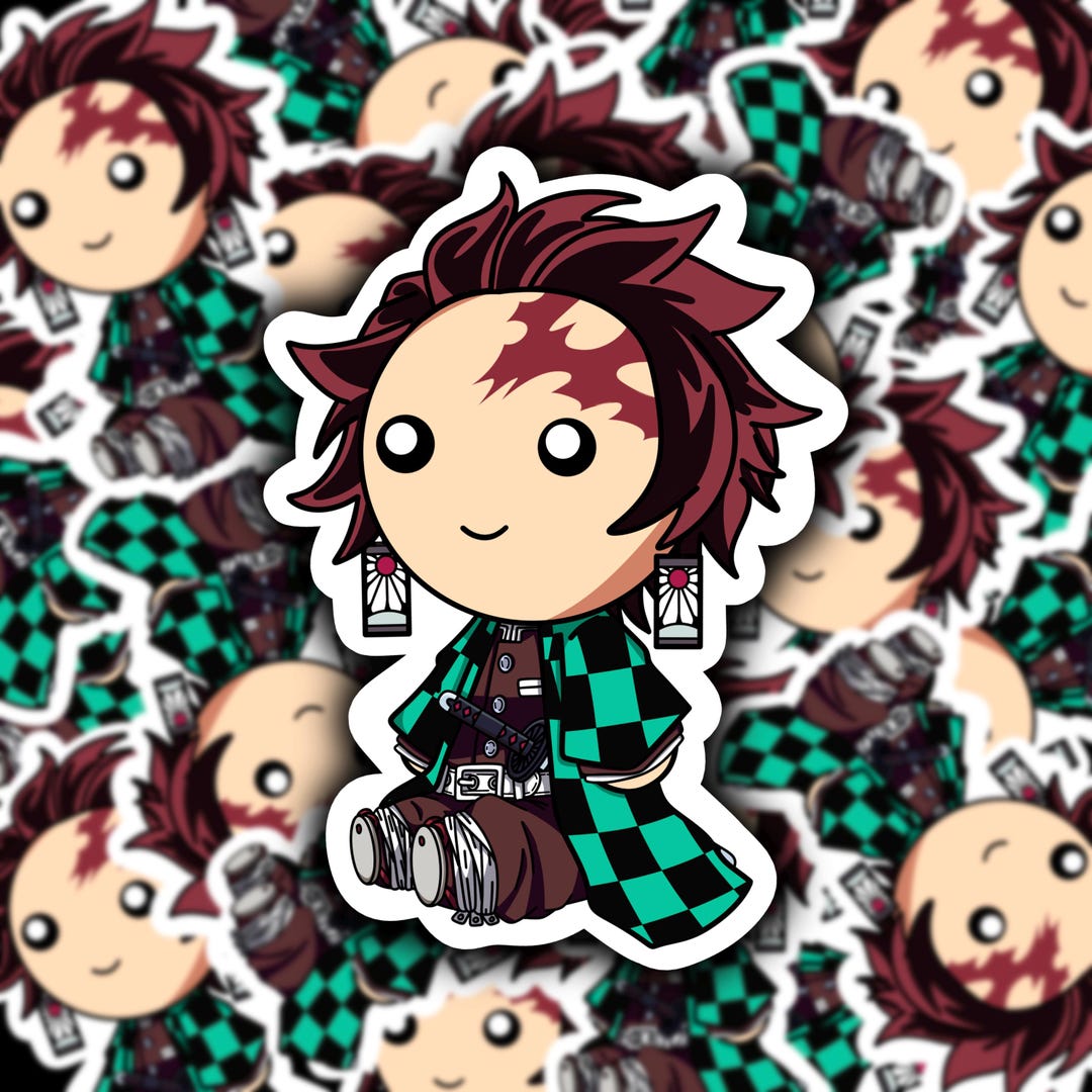 Chibi Tanjiro Sticker - Etsy