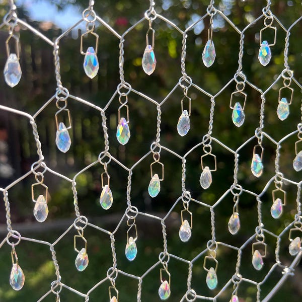 Chicken Wire Sun Catcher - Etsy