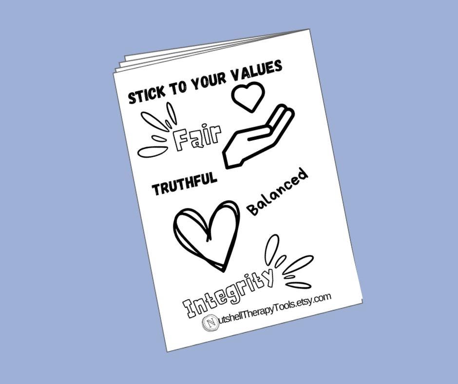 FAST Skills, Dbt, DBT, Coloring Page, 1 Pager, Communication ...