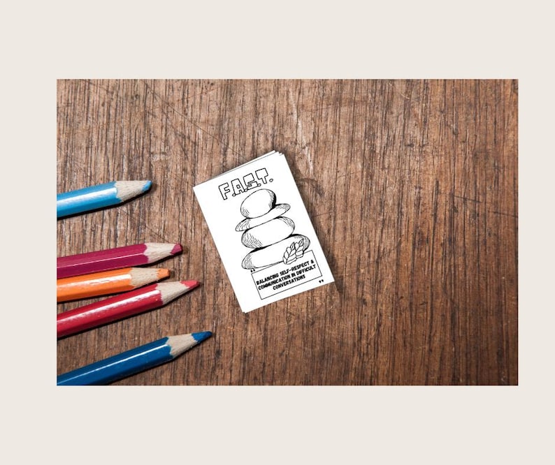FAST Skills, Dbt, DBT, Coloring Page, 1 Pager, Communication ...