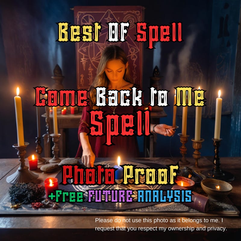 Come Back to Me Spell - Etsy UK