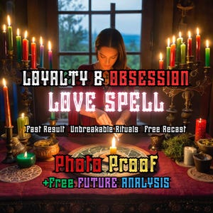 Powerful Obsession & Loyalty Spell, Love Spell, Love Binding Spell, Attract Love, Come Back to ...