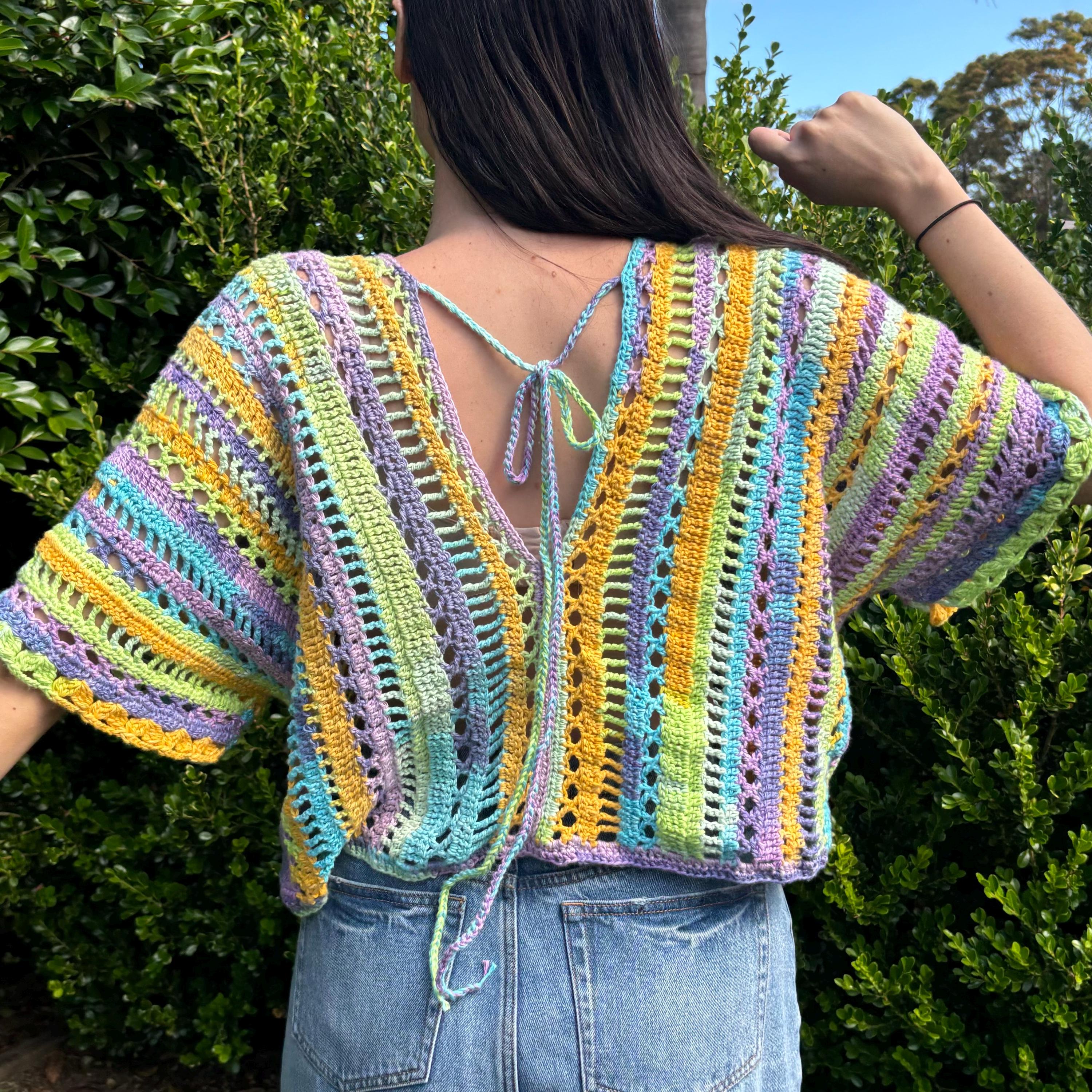 Crochet Pattern: Sunny Summer Crochet Top- Womens Beach Shirt - Etsy