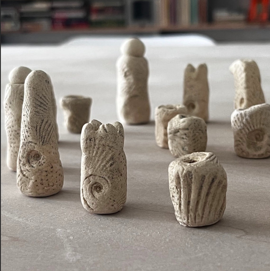 Handmade Ceramic Chess Set - Etsy