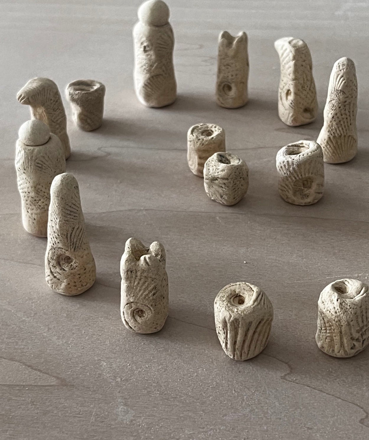 Handmade Ceramic Chess Set - Etsy