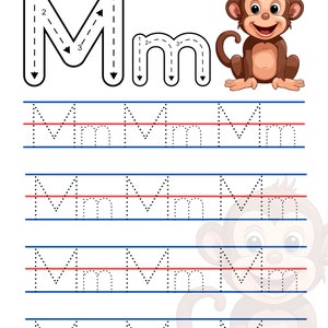 Tracing Alphabets and Numbers for Kids - Etsy